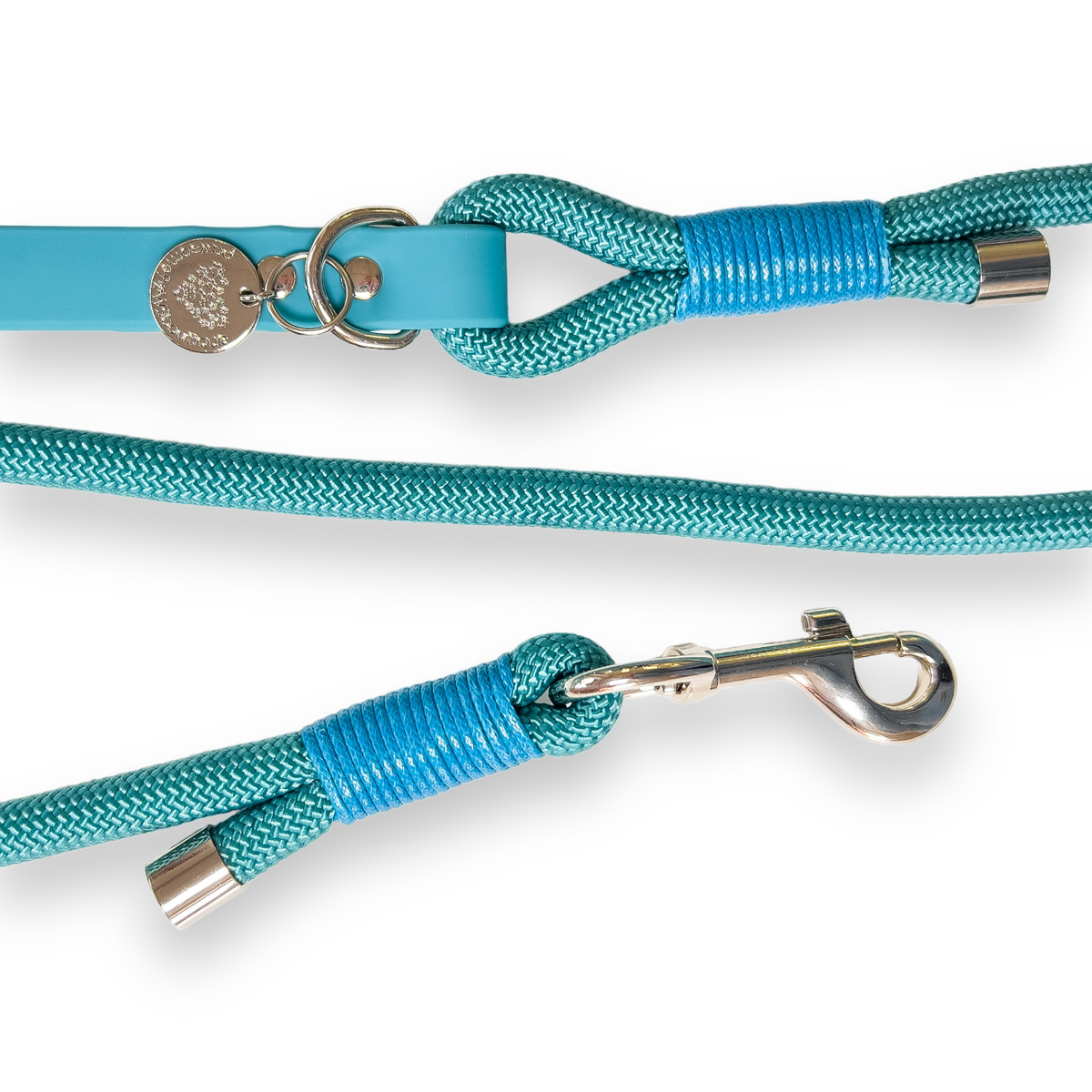 4ft Rope Lead - Teal – Pawsome Paws Boutique - Wholesale