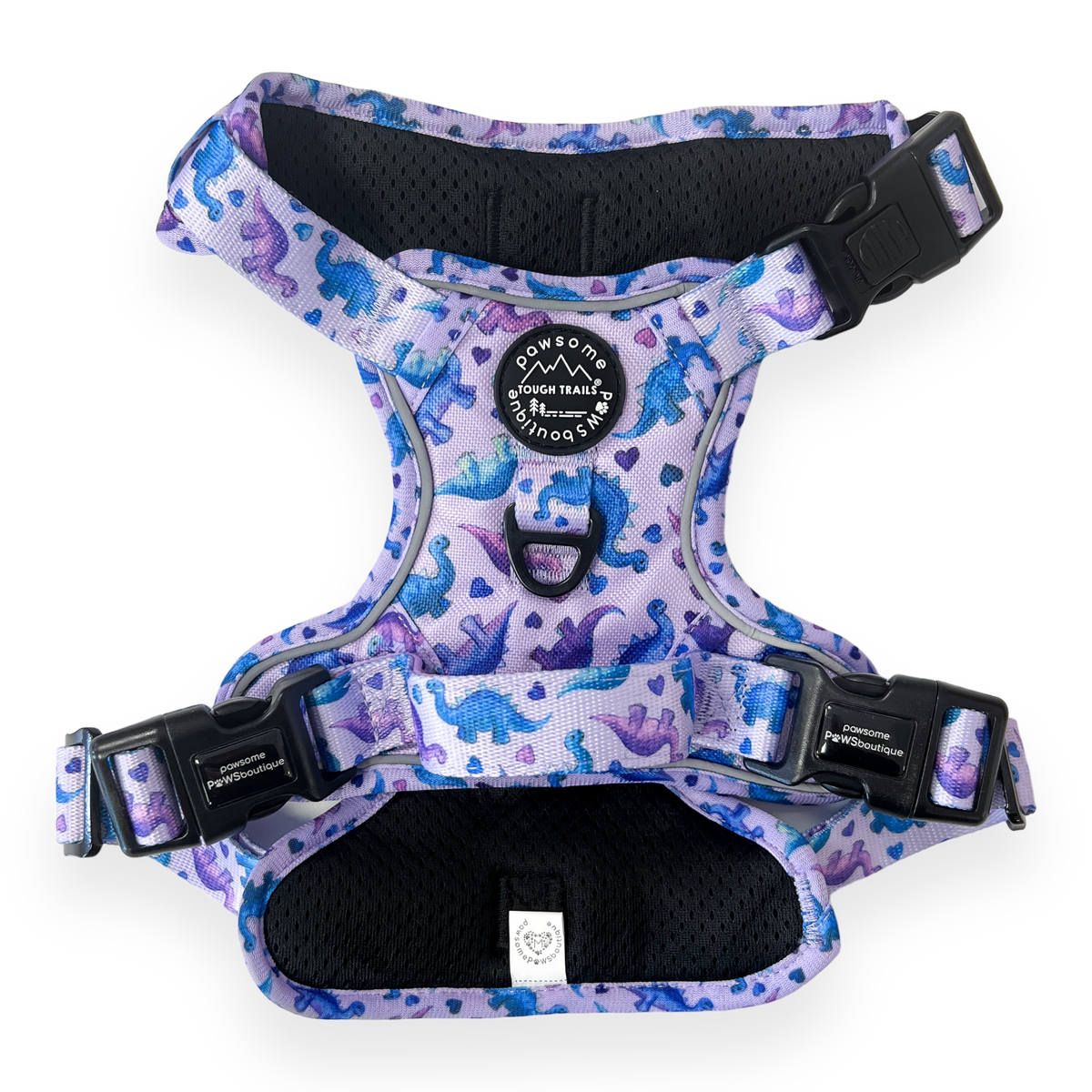 Tough Trails Harness - Tiny Diny - Patterned Border – Pawsome Paws ...